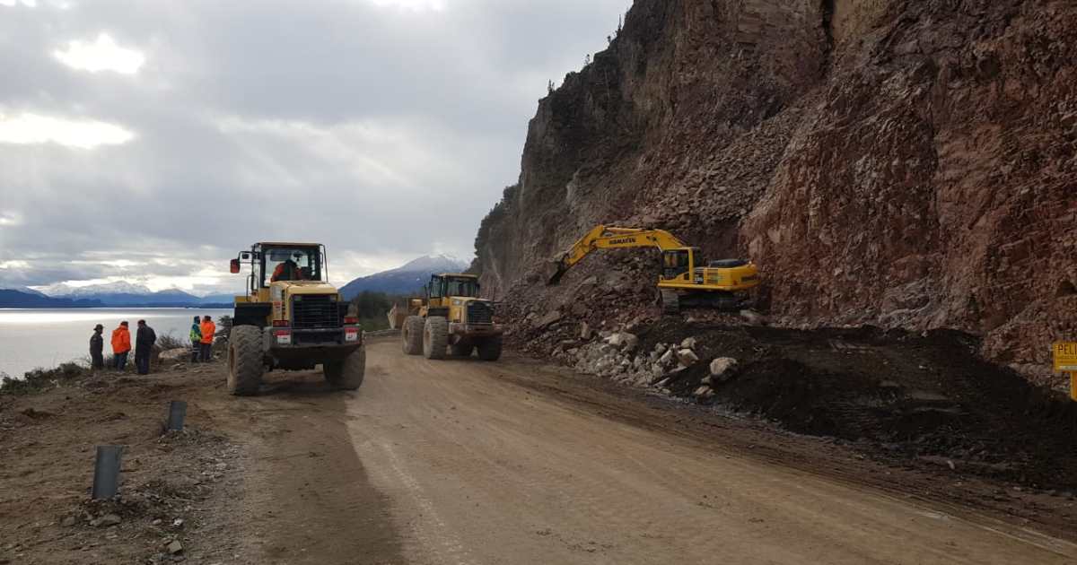 La Ruta 40 se abre pero la remoción de rocas seguirá - Diario Río Negro