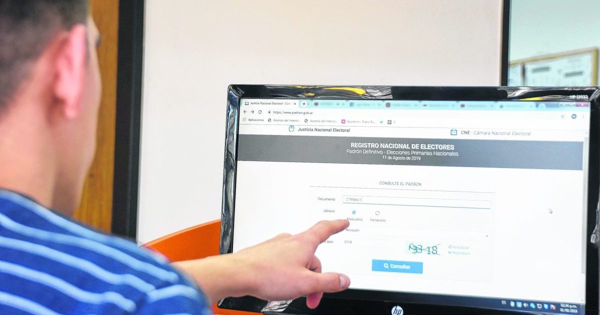 Ya podés consultar el padrón provisorio de Neuquén para las elecciones ...