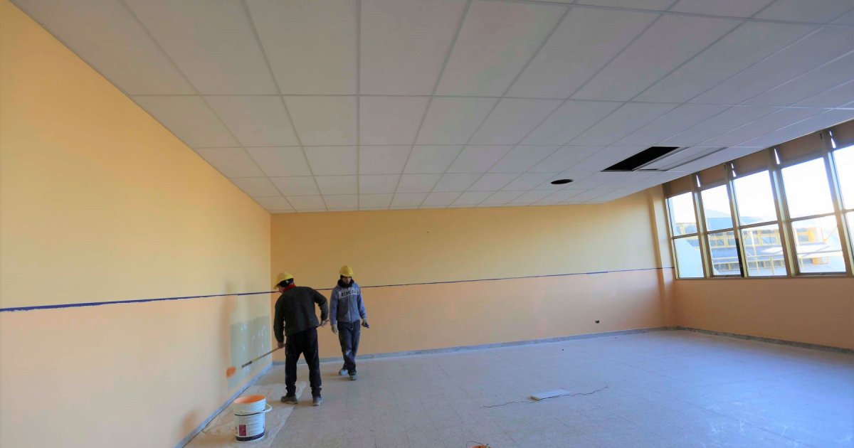 CEM 9: la reconstrucción entró en la etapa final - Diario Río Negro