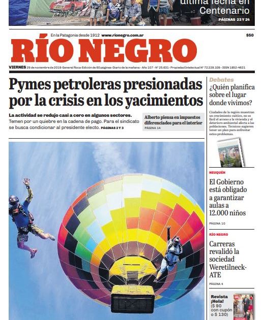 Tapas - Diario Río Negro periodismo en la Patagonia