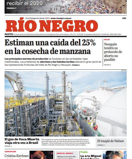 Tapas - Diario Río Negro periodismo en la Patagonia