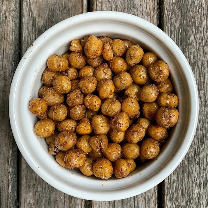 Snack salado de garbanzos