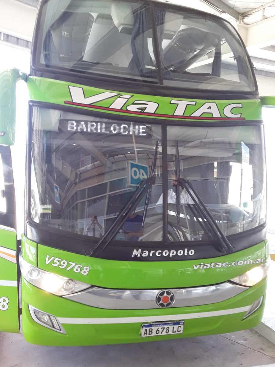 El primer micro a Bariloche ya salió de Buenos Aires