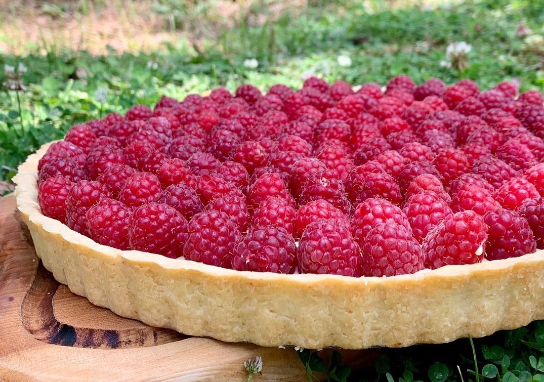 Tentáte con esta tarta de frambuesas - Diario Río Negro