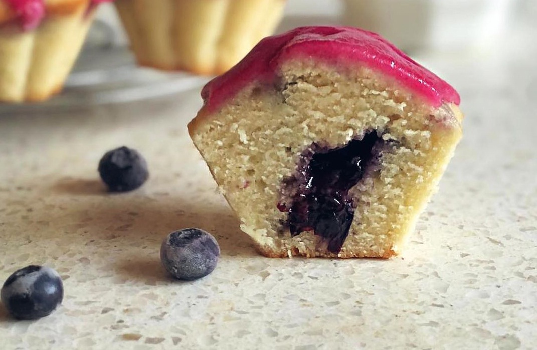 Muffins de vainilla y arándanos - Diario Río Negro