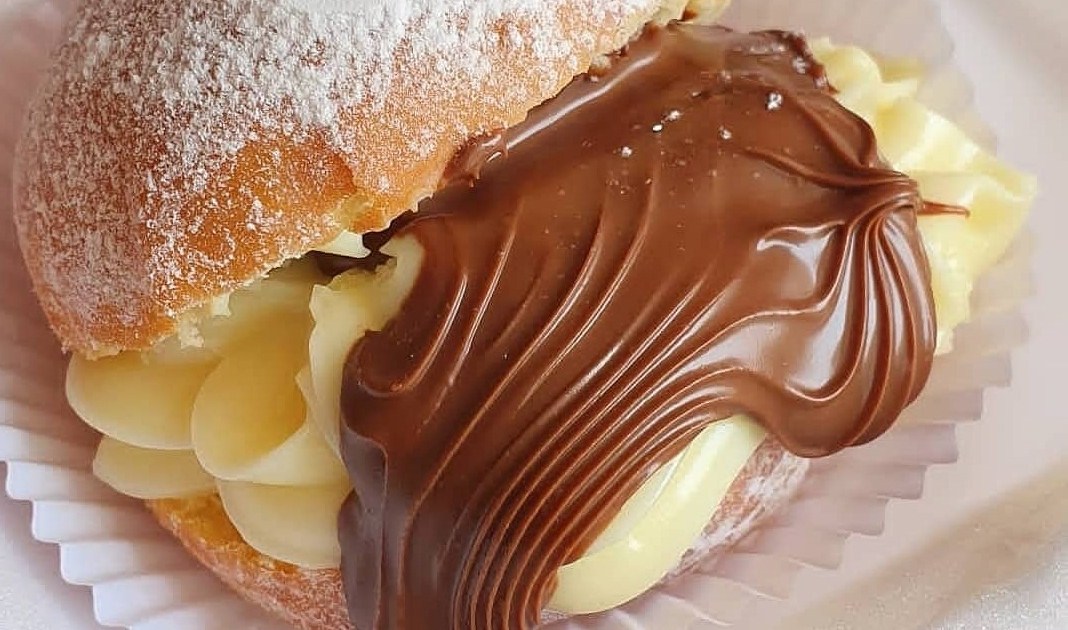 Bombas rellenas con crema pastelera y nutella - Diario Río Negro