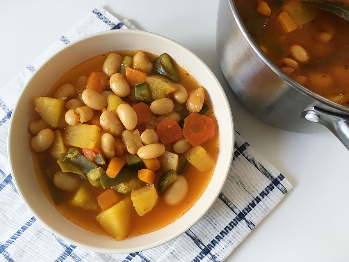 Audio receta del guiso de alubias con verduras - Diario Río Negro