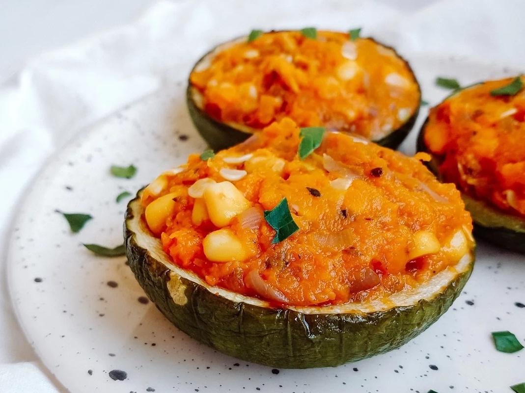 Zapallitos rellenos veggies - Diario Río Negro
