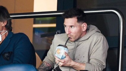 PSG gana, Lio toma mate: la foto de Messi que recorrió las redes ...