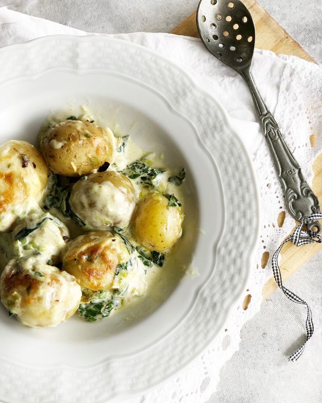 Una fácil: papines con espinaca - Diario Río Negro