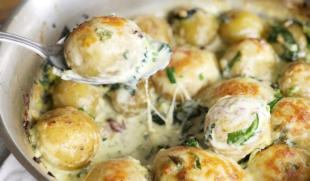 Una fácil: papines con espinaca - Diario Río Negro