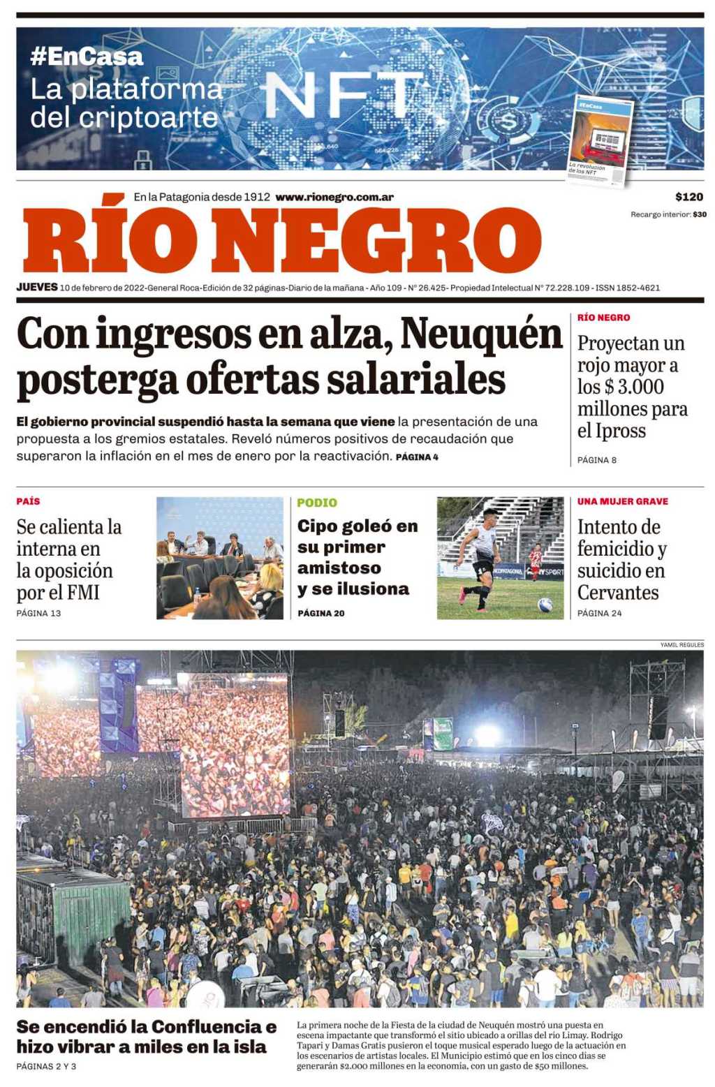 Tapas - Diario Río Negro periodismo en la Patagonia