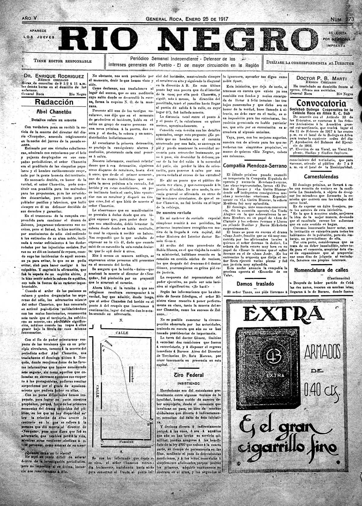 110 años de historia en las tapas de Río Negro - Diario Río Negro