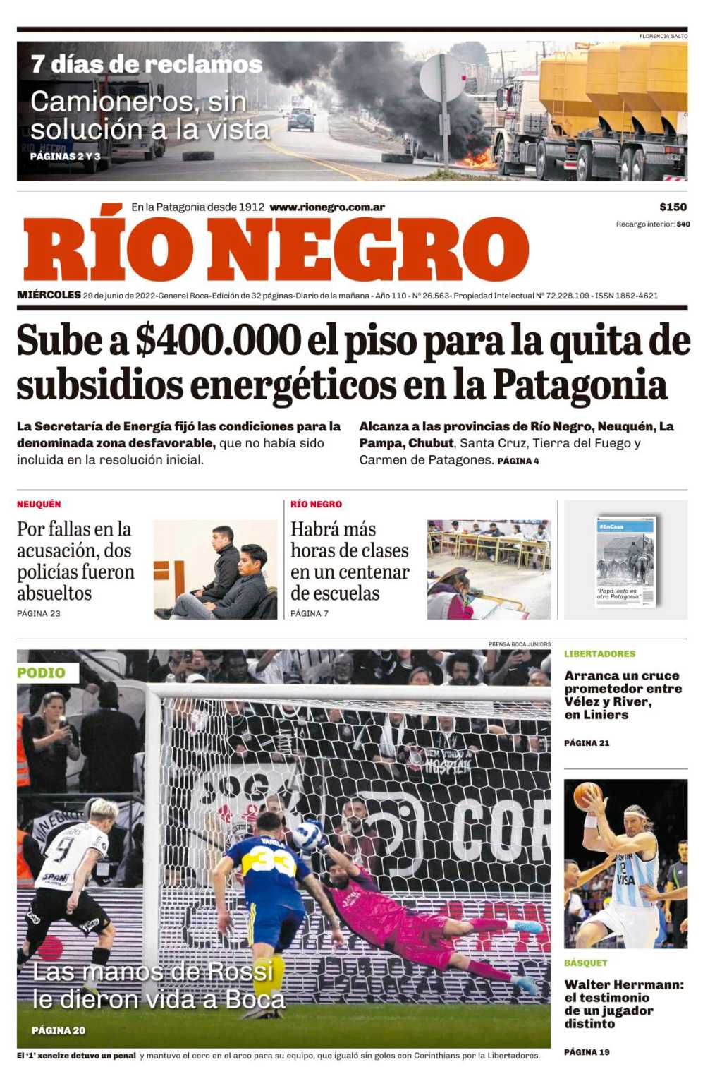 Tapas - Diario Río Negro periodismo en la Patagonia