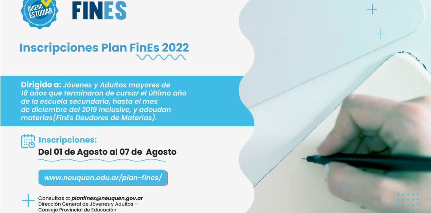 Este lunes se abren las inscripciones para finalizar el secundario con ...