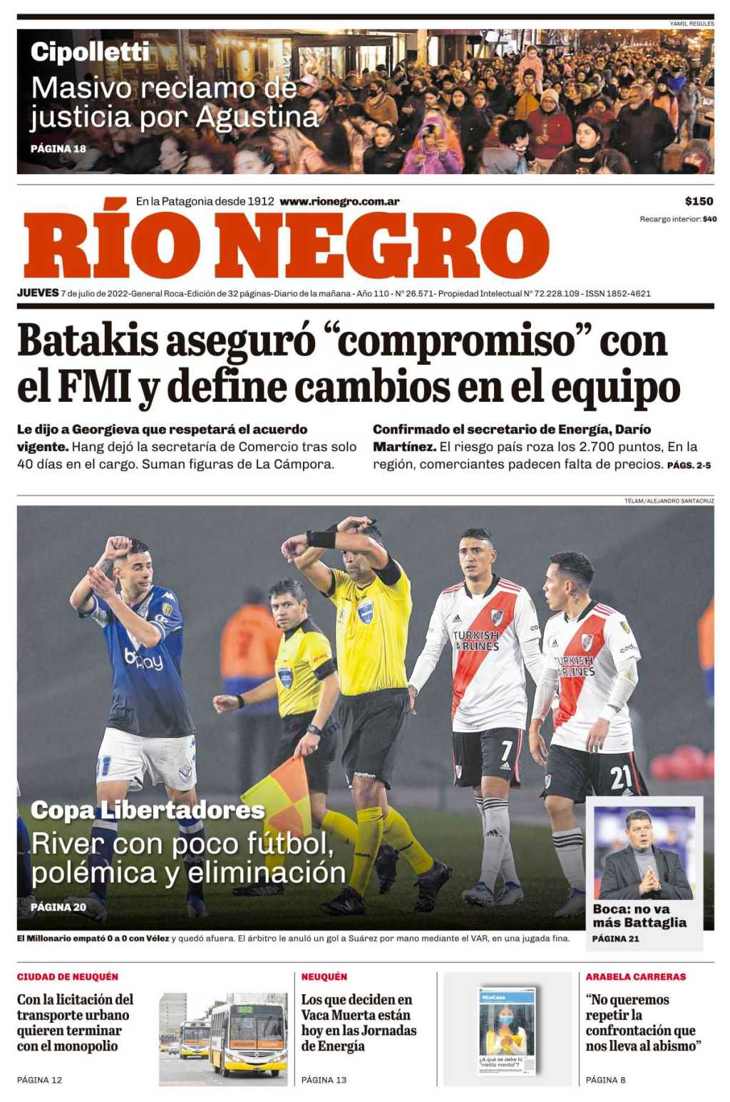 Tapas - Diario Río Negro periodismo en la Patagonia