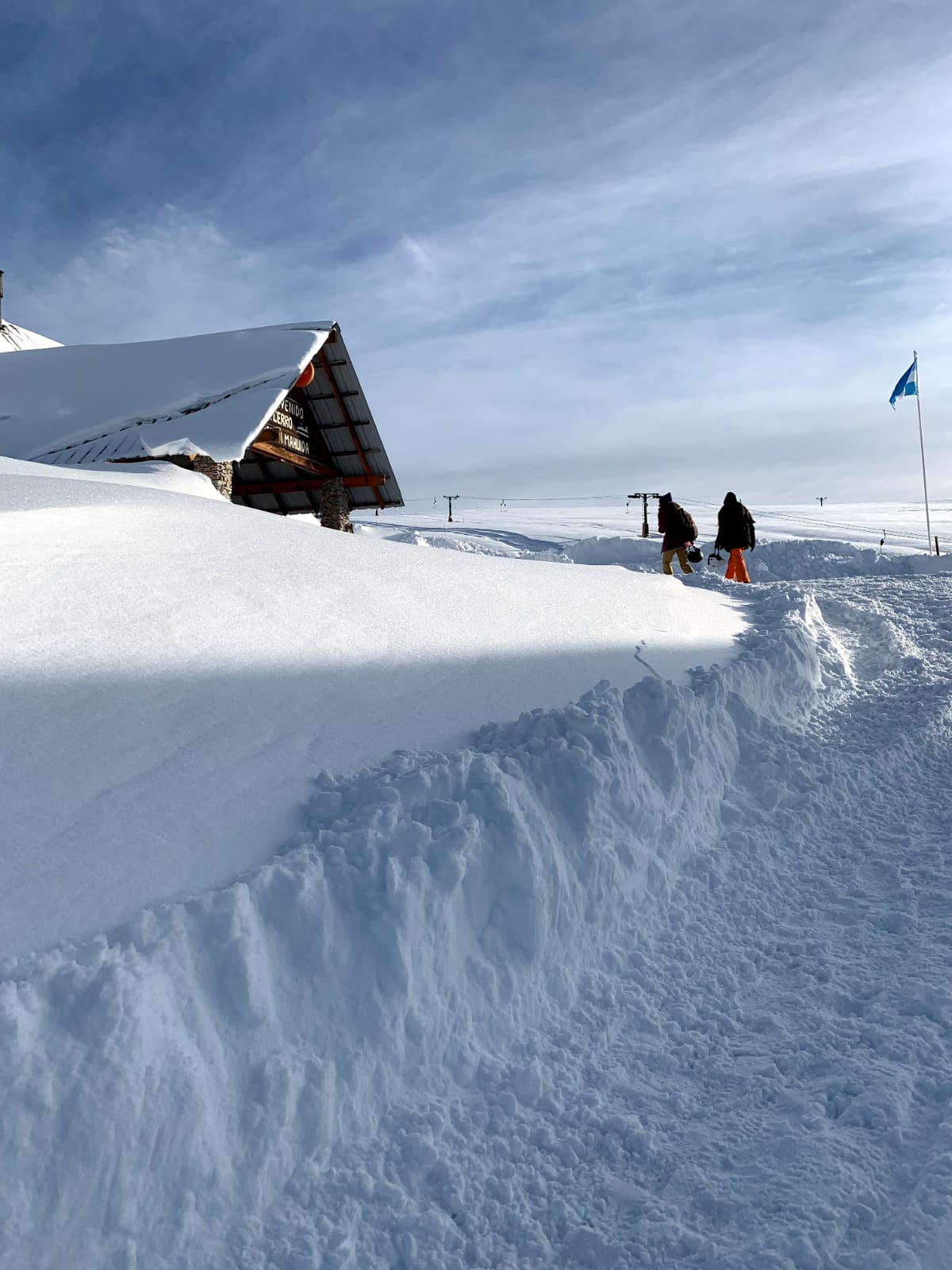 Villa Pehuenia: el cerro Batea Mahuida se tapó de nieve, mirá cómo está ...