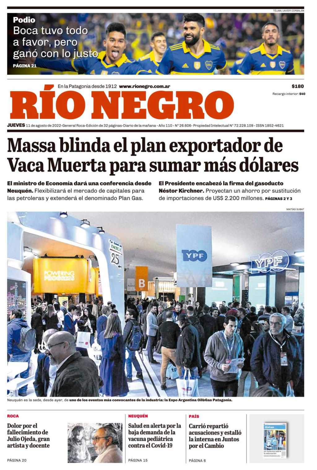 Tapas - Diario Río Negro periodismo en la Patagonia