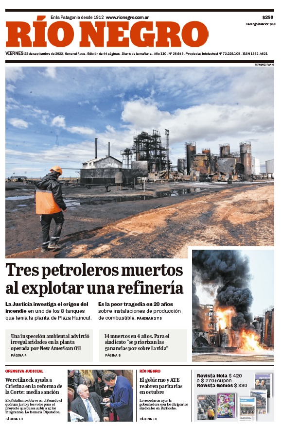 Tapas - Diario Río Negro periodismo en la Patagonia