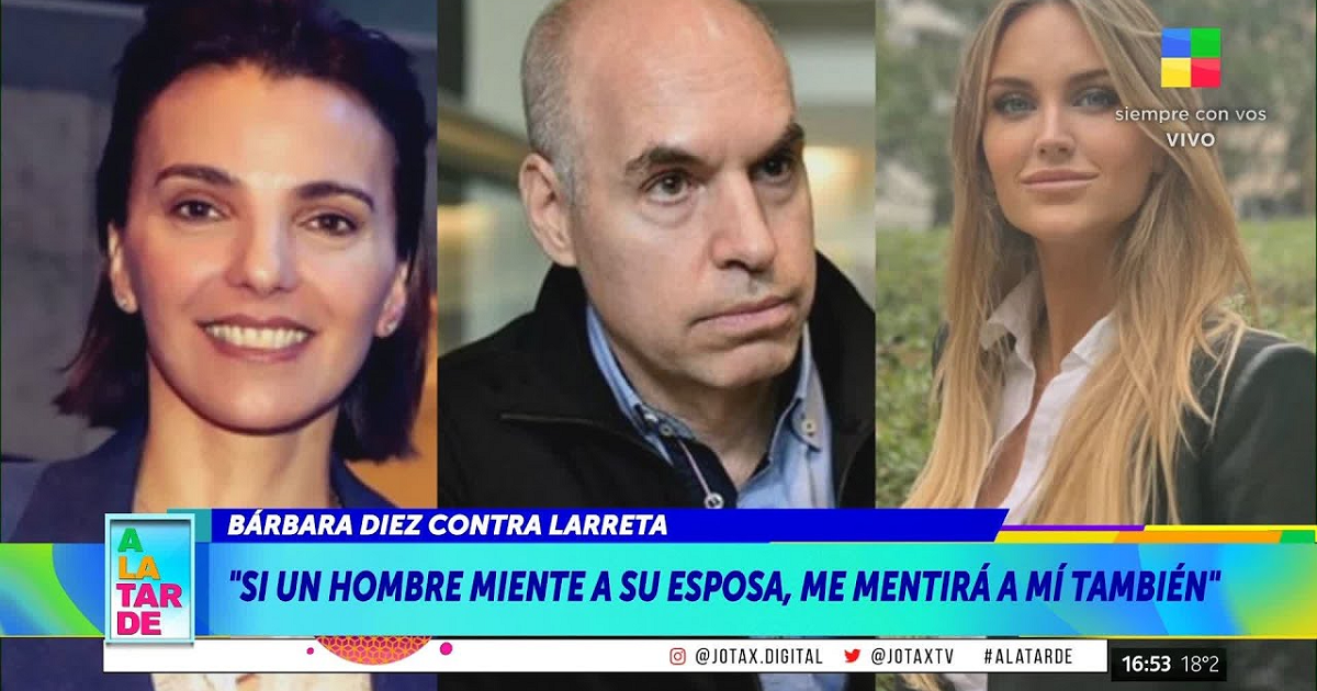 ¿Larreta salía con Milagros Maylin antes de separarse de Bárbara Diez ...