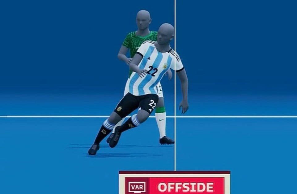Cómo es el offside semiautomático que se implementa en el Mundial de ...