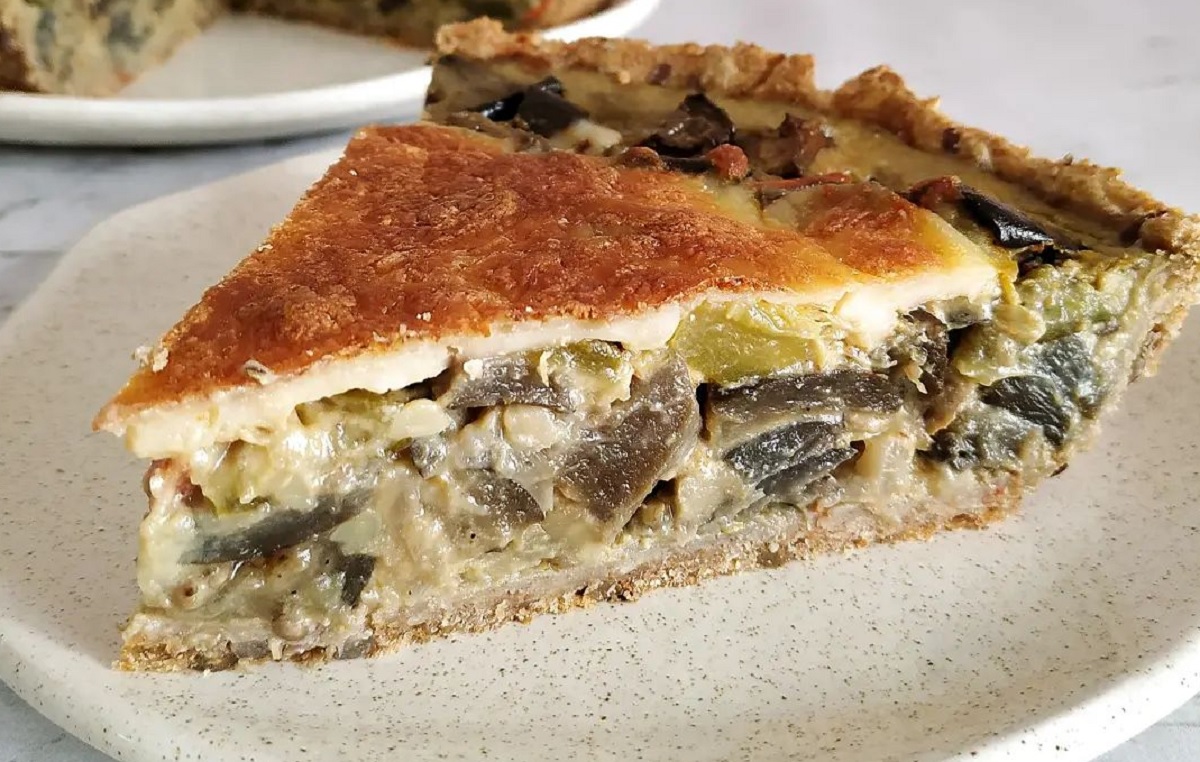 Tarta integral de berenjena y zapallitos - Diario Río Negro