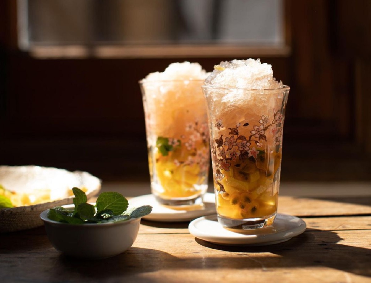 Granita de champaña con mango y maracuyá estilo Juliana López May ...