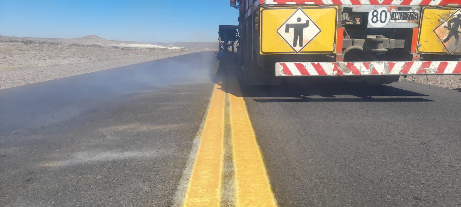 Ruta 23: señalizan el tramo de asfalto que une Jacobacci y Clemente ...