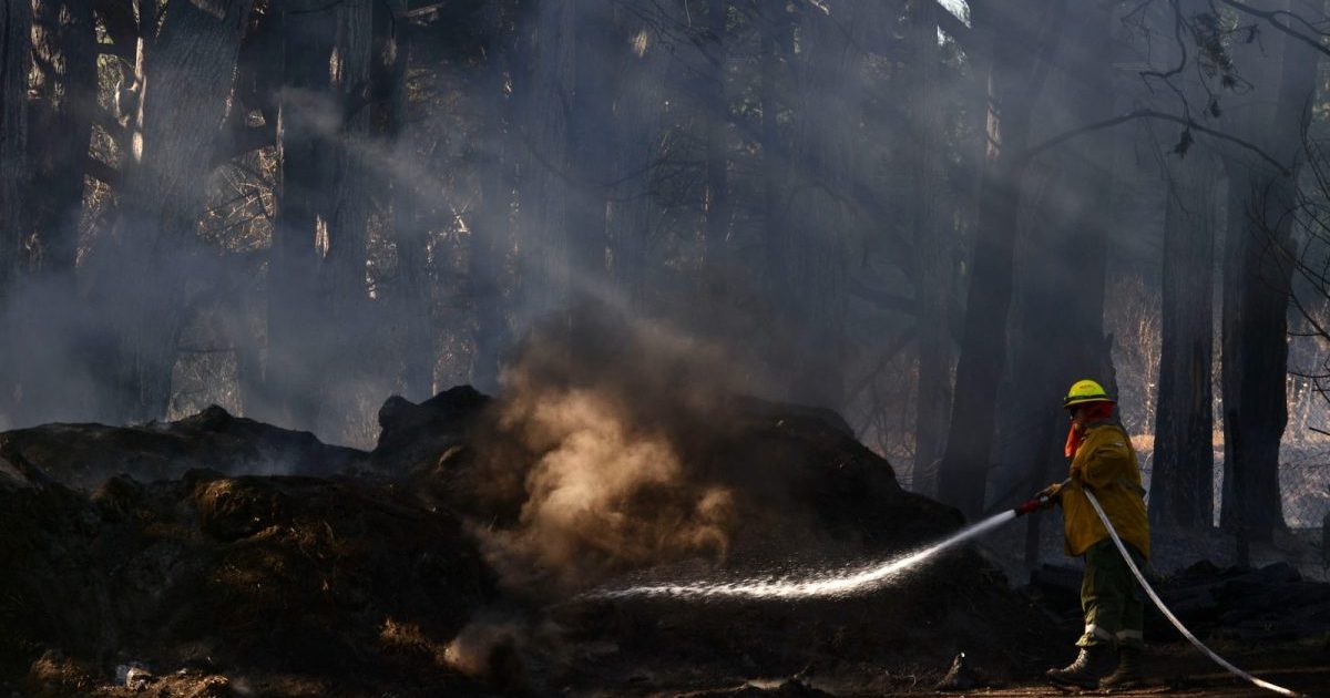 Logran contener un incendio que se originó detrás de Invap, en el este ...