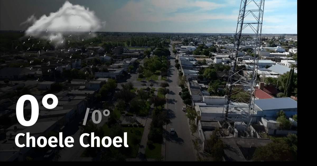 Clima de hoy, viernes 17 de marzo de 2023, para la ciudad de Choele ...