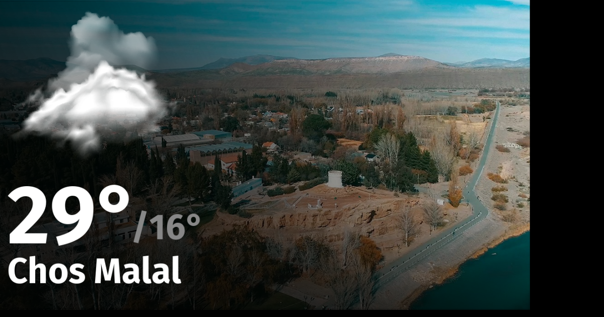 Clima de hoy, Lunes 13 de Marzo de 2023, para la ciudad de Chos Malal ...