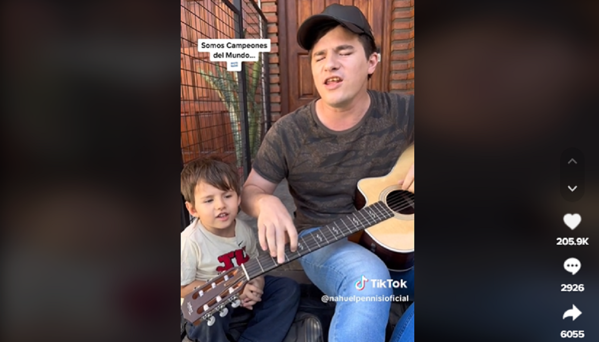 Video | ¡Pura ternura!: Nahuel Pennisi y su hijo Mateo le cantaron a La ...