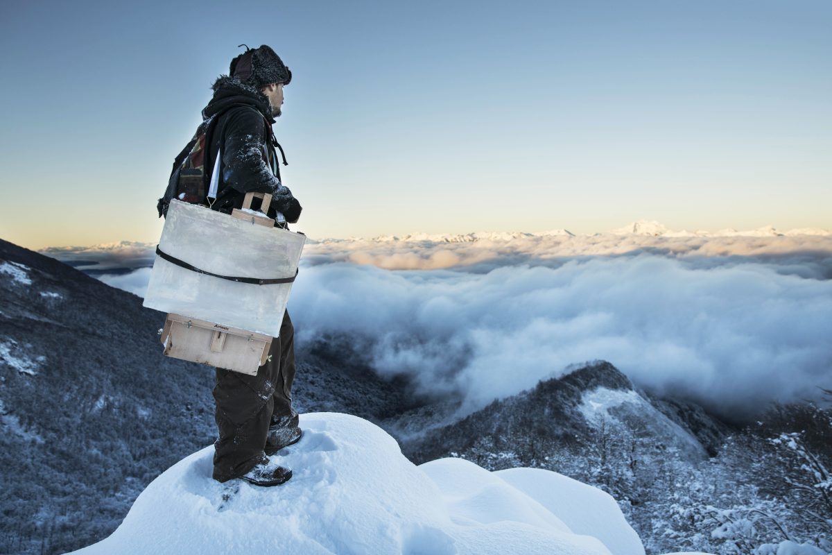 Guido Ferrari: cómo es el arte impresionista de pintar la Patagonia al ...