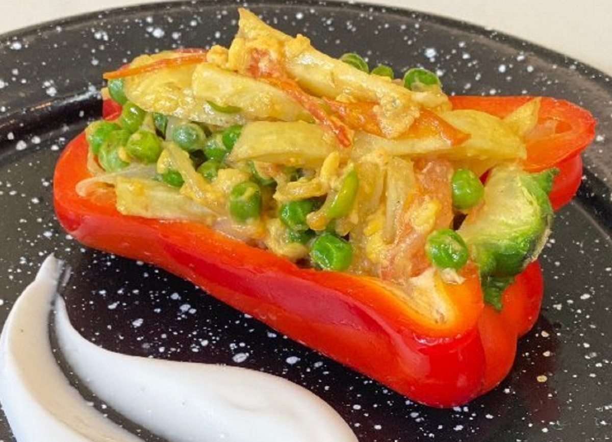 Morrones rellenos con revuelto de gramajo - Diario Río Negro