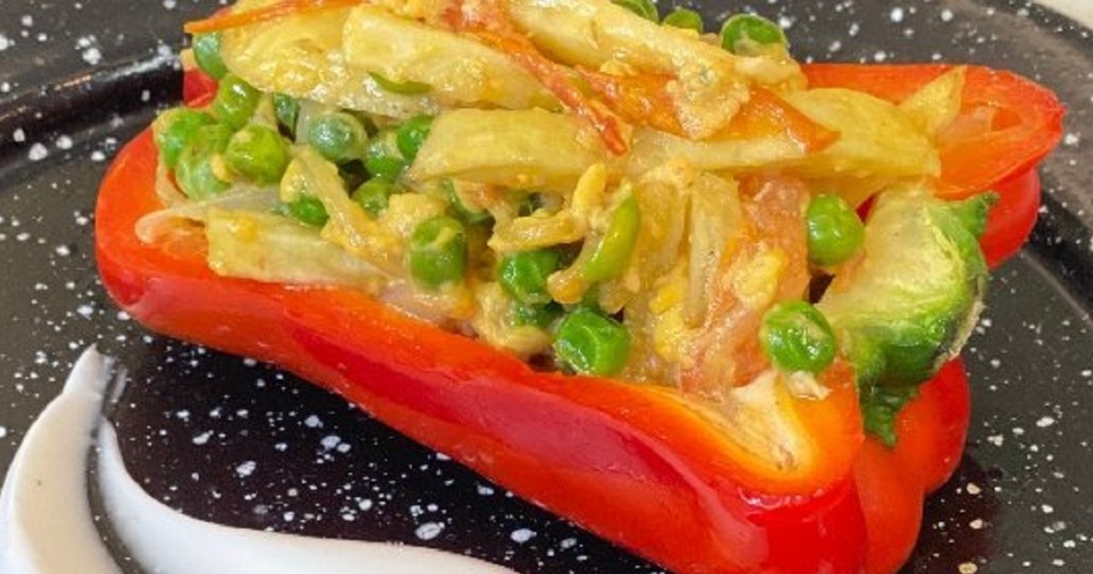 Morrones rellenos con revuelto de gramajo - Diario Río Negro