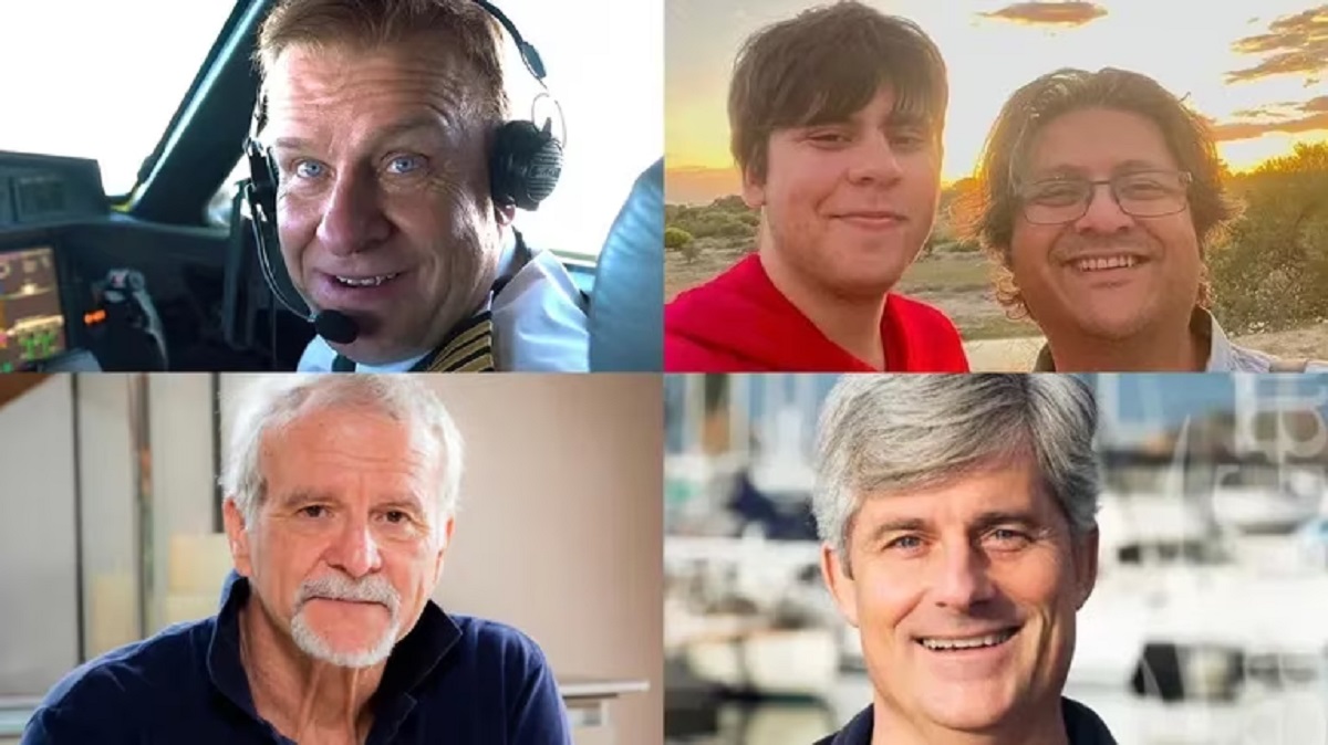 Quiénes eran los cinco tripulantes que murieron en el submarino Titán ...