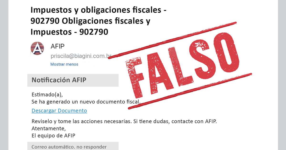 La AFIP alertó por estafas por mail: qué tengo que hacer si recibo un ...