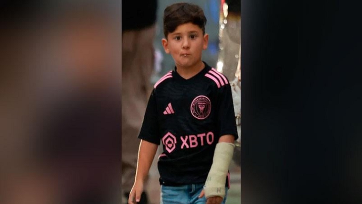 Qué le pasó a Ciro Messi: La imagen del hijo menor de Lionel Messi que ...