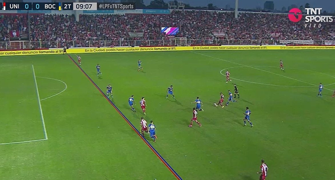 El polémico offside que le cobraron a Unión contra Boca - Diario Río Negro