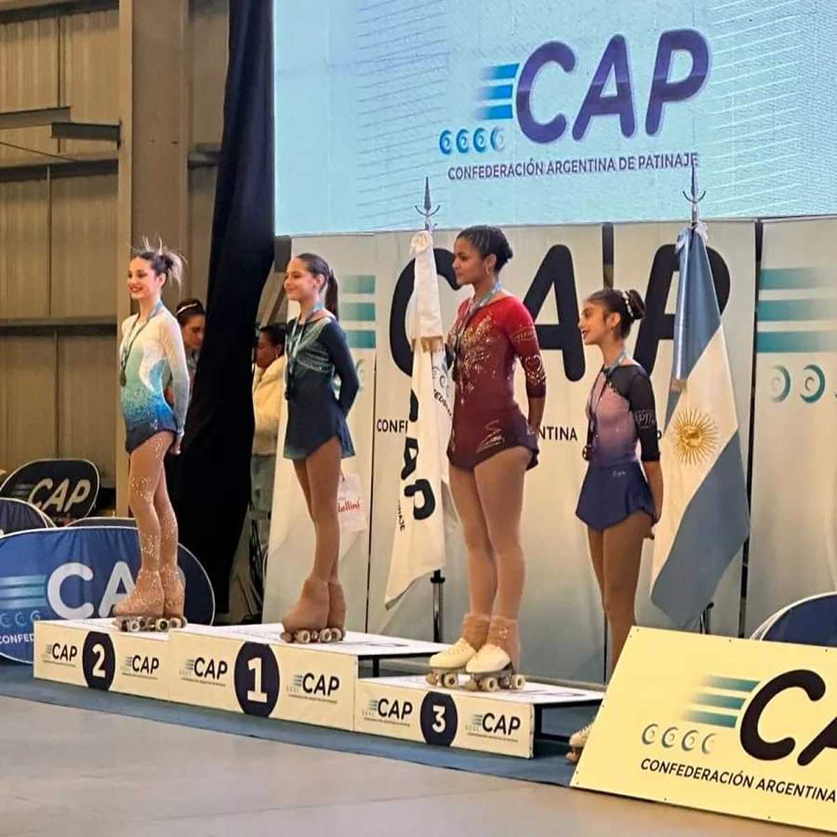 Josefina, la patinadora de Regina que representa al país en los ...