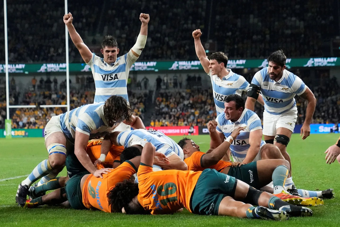 Los Pumas y un importante triunfo sobre Australia por 34 a 31 en el ...