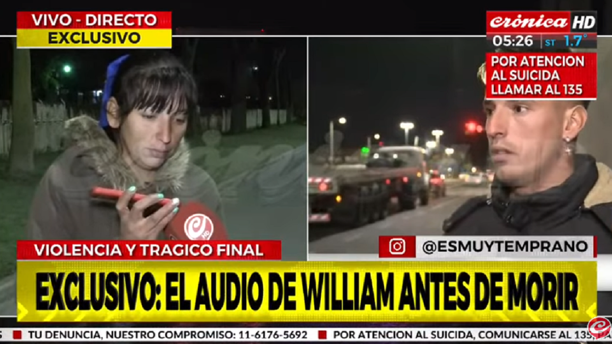 El último audio de Williams Tapón: qué dijo el jugador que pateó al ...