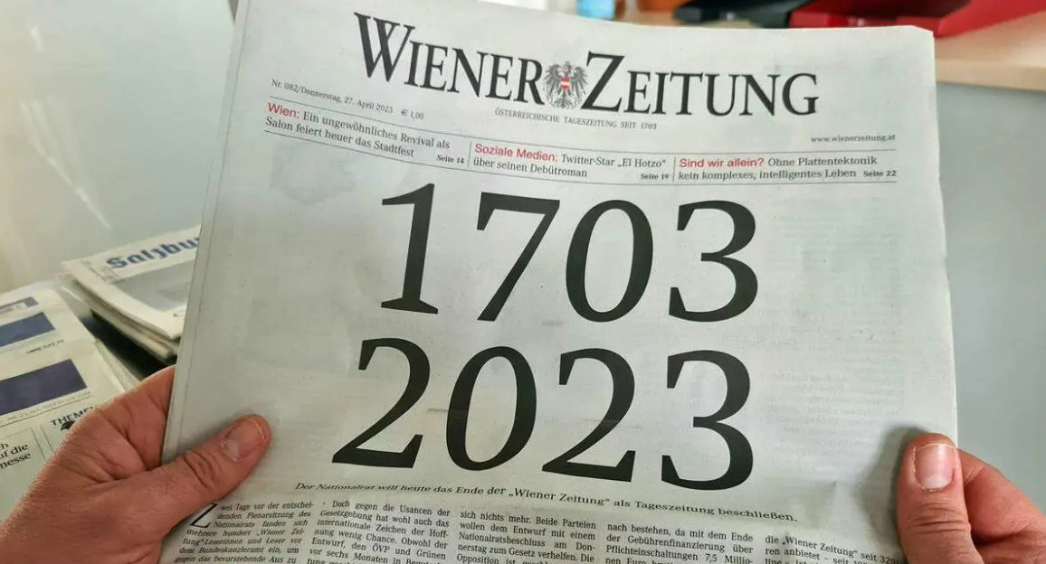El diario más antiguo del mundo cierra su edición impresa en Austria ...