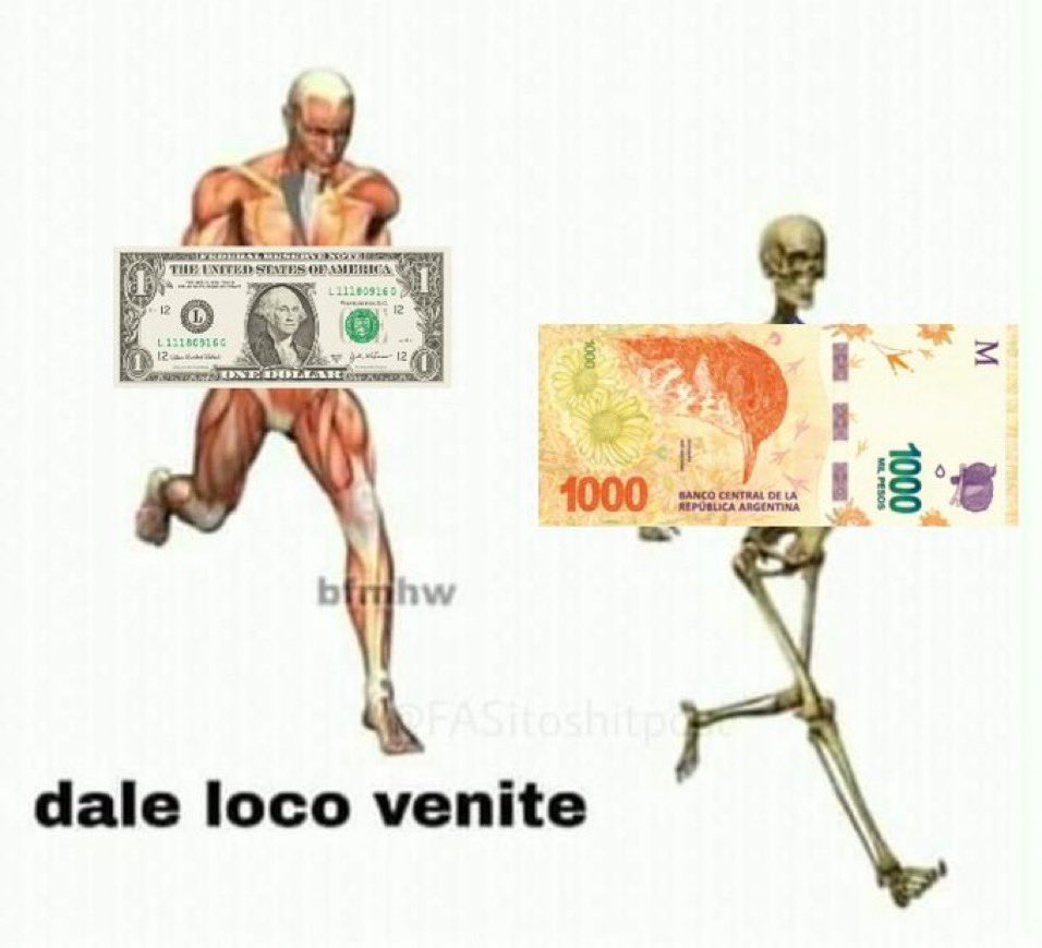El dólar blue superó los 700 pesos y los memes explotaron en las redes ...