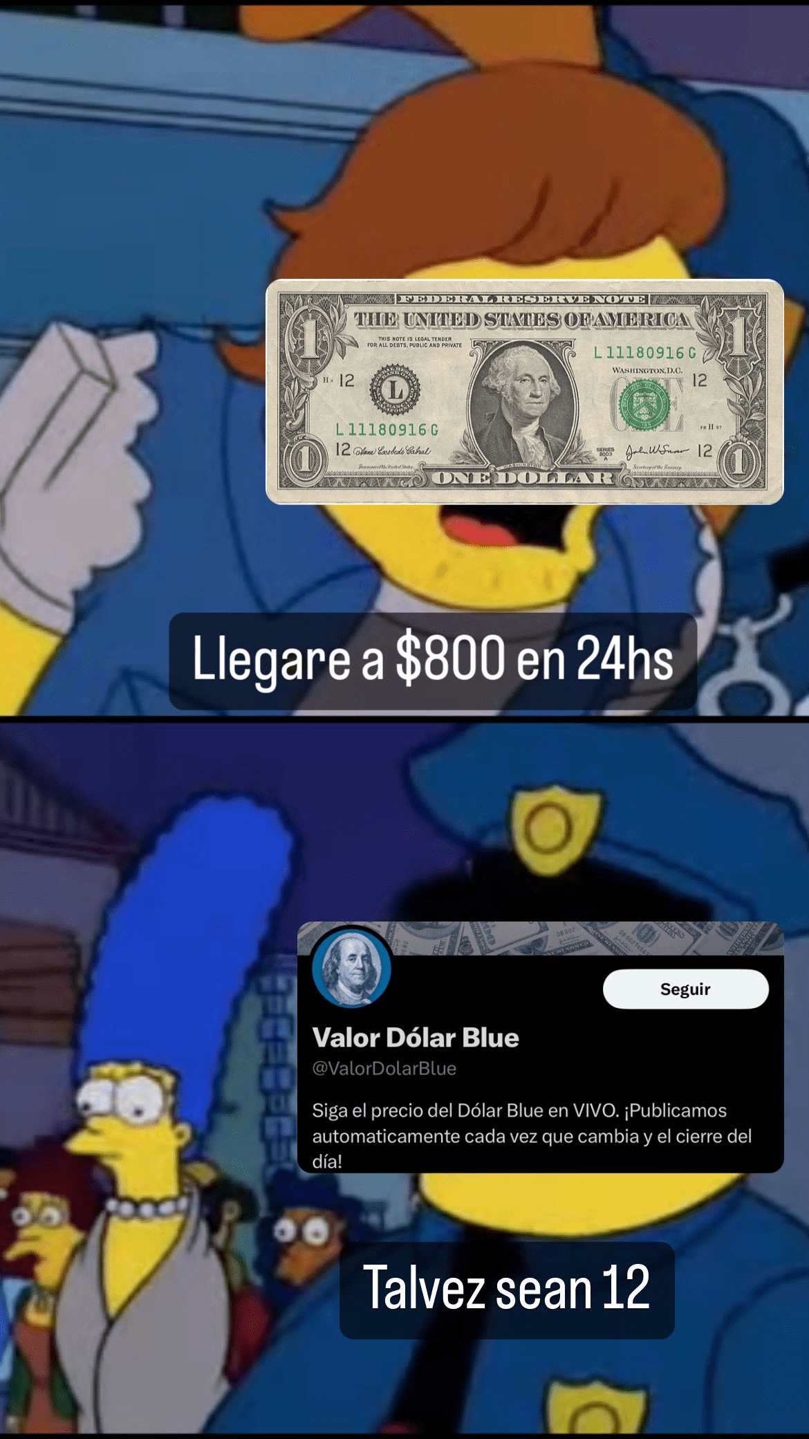 El dólar blue no para de subir: estuvo cerca de los $800 pesos y los ...