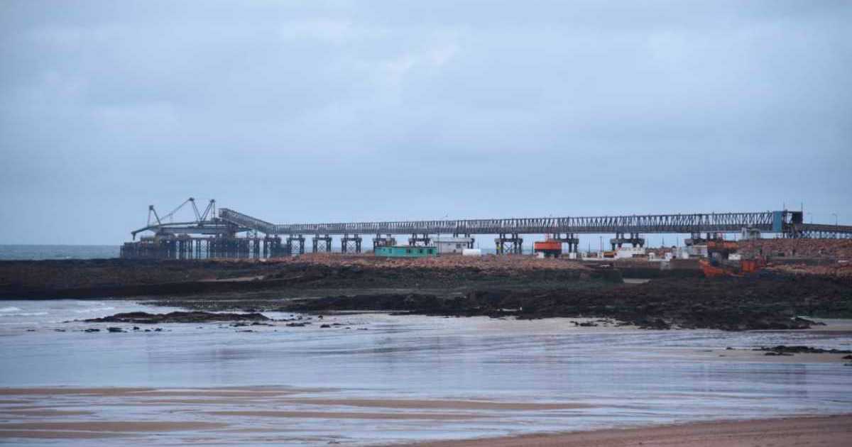 Así está el lugar donde YPF montará el puerto del oleoducto en Punta ...
