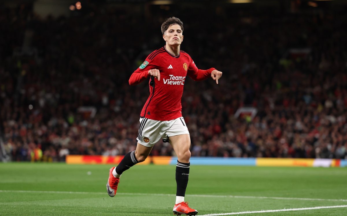 Garnacho volvió al gol en Manchester United y festejó como Cristiano ...