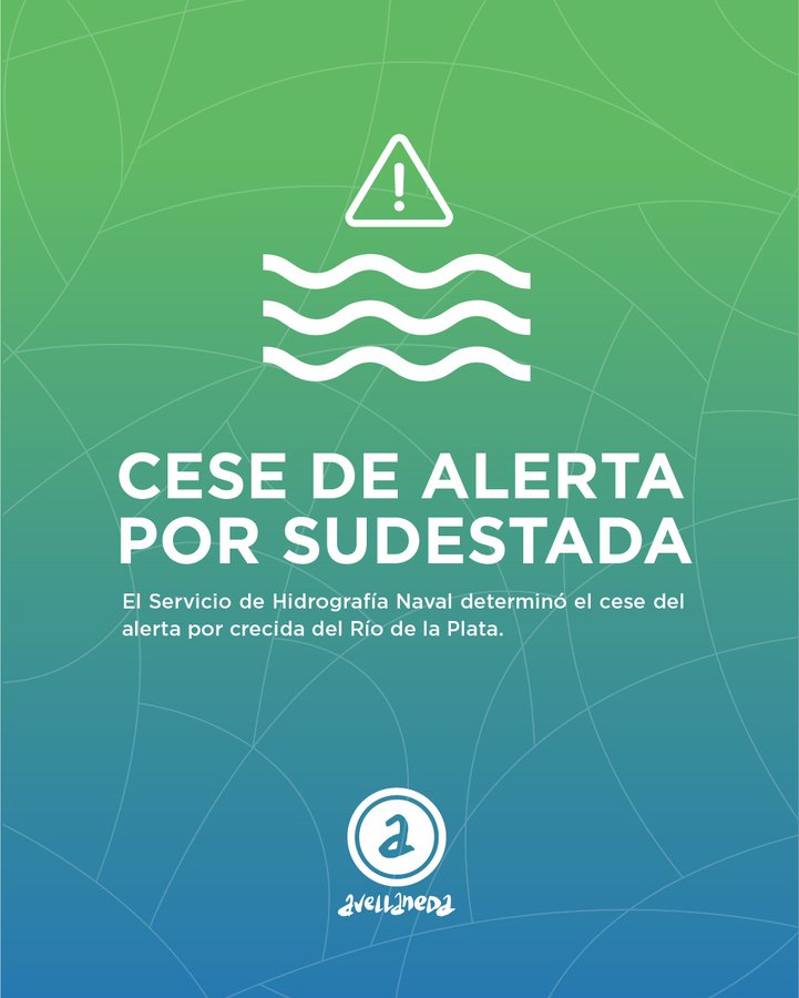 Sudestada en el Río de la Plata: emiten cese de alerta sobre el aumento ...
