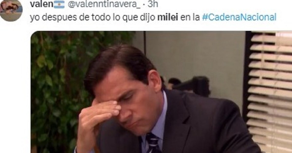 Milei presentó el DNU en cadena nacional y en las redes estallaron los ...