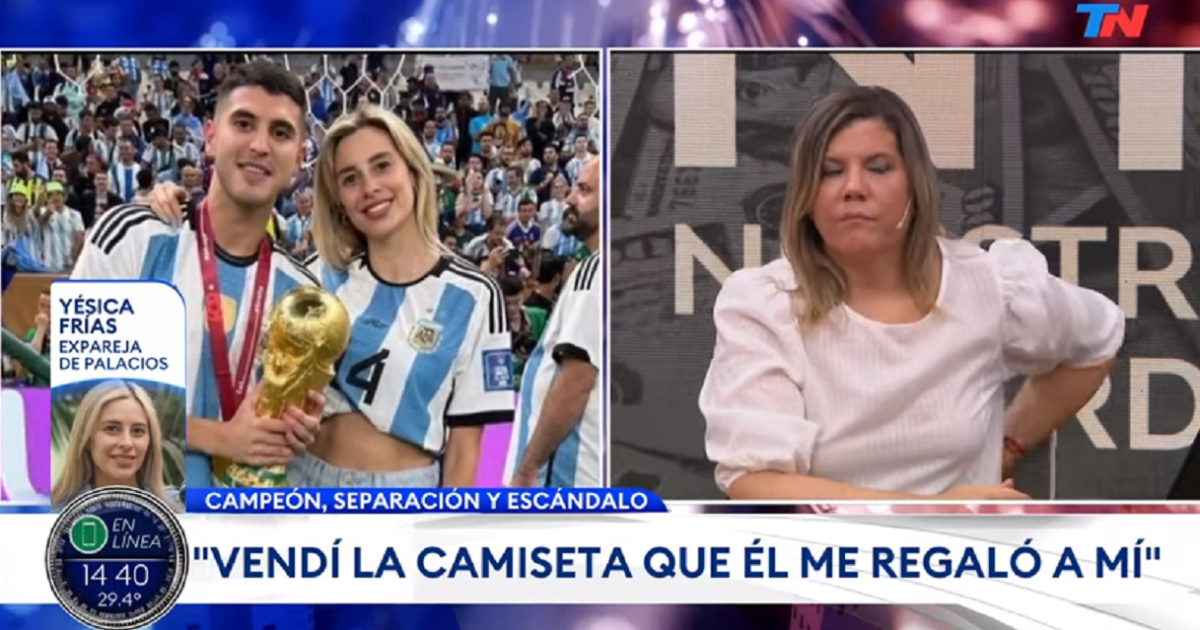 La expareja de Exequiel Palacios volvió a referirse a la medalla de Qatar 2022 que amenazó con ...